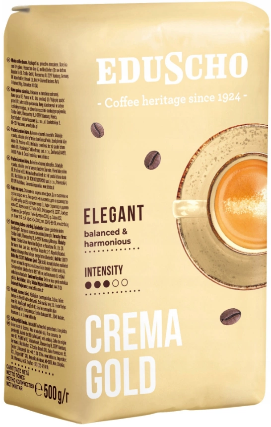 Eduscho Crema Gold Elegant kawa ziarnista 1kg | KAWY \ KAWA ZIARNISTA ...