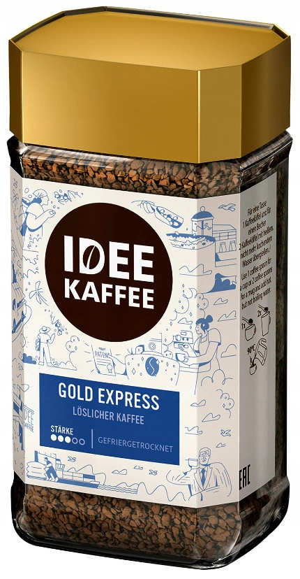 IDEE COFFEE Gold Express kawa rozpuszczalna 100g | KAWY \ KAWA ...