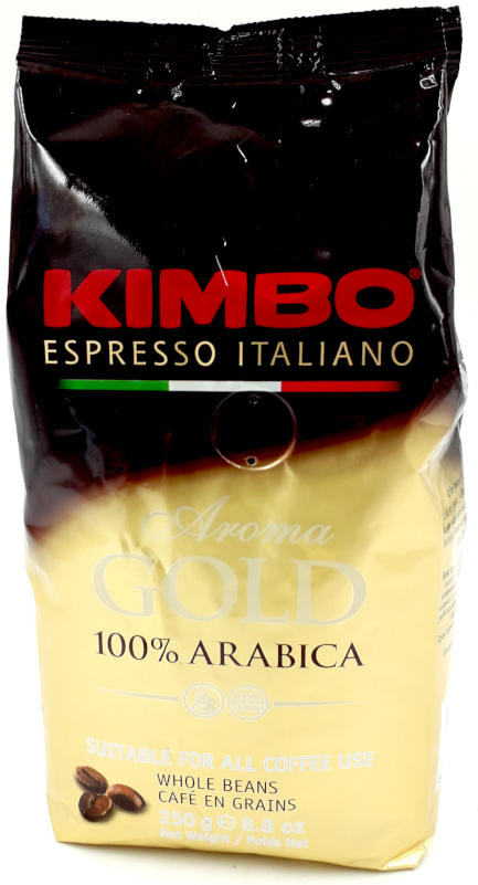 KIMBO AROMA GOLD kawa ziarnista 250g | KAWY \ KAWA ZIARNISTA \ KIMBO ...
