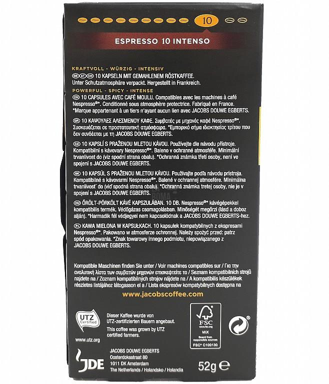 JACOBS 10szt KAPSUŁKI NESPRESSO INTENSO/10 | KAWY \ KAWA W KAPSUŁKACH ...